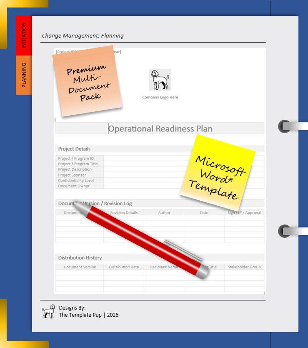 Operational Readiness Plan Template | Project Management | Microsoft ...