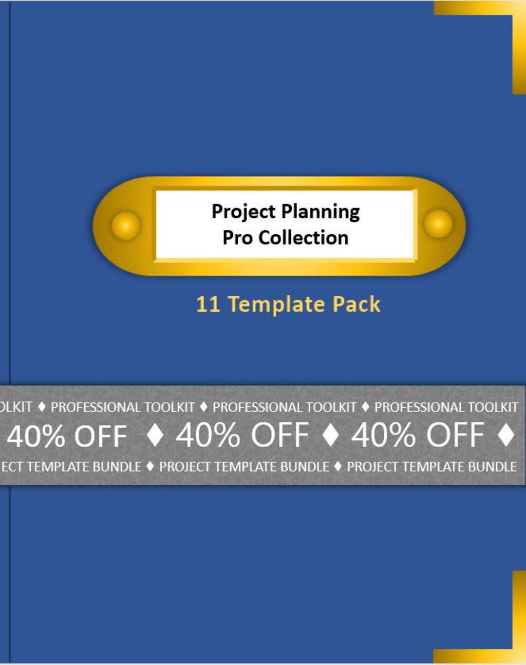 Project Planning Pro Collection | 11 Templates Pack | User Guides and ...