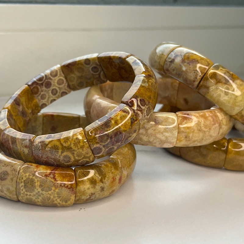 Fossil Stretch Bracelet - Etsy