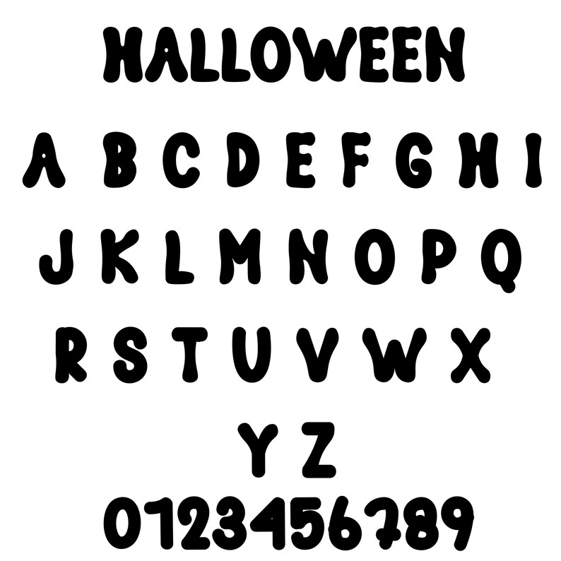 Halloween Font Bundle: Spooky, Dripping, Scary Alphabet (TTF, OTF) - Etsy