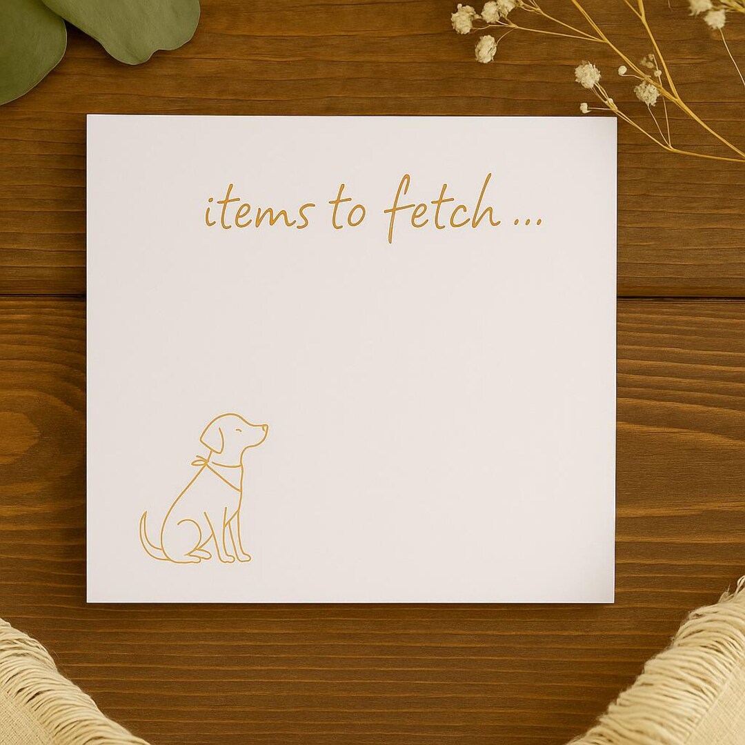 Golden Retriever Post-it Notes: Dog Mom To-do List Pad - Etsy