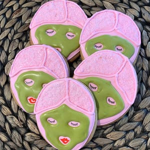 Spa Party Cookies Spa Theme Cookies Girls Night Cookies Spa Birthday ...