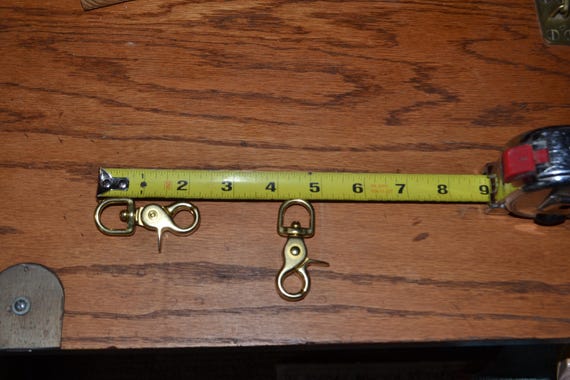 Coach replacement lobster claw pair, Brass, Nickel Ma… - Gem