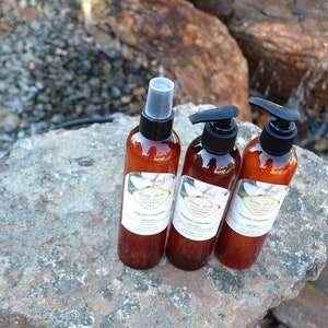 Gift Pack, 3 Piece. All Natural Body Cream, Body Spray, Body Cleanse ...