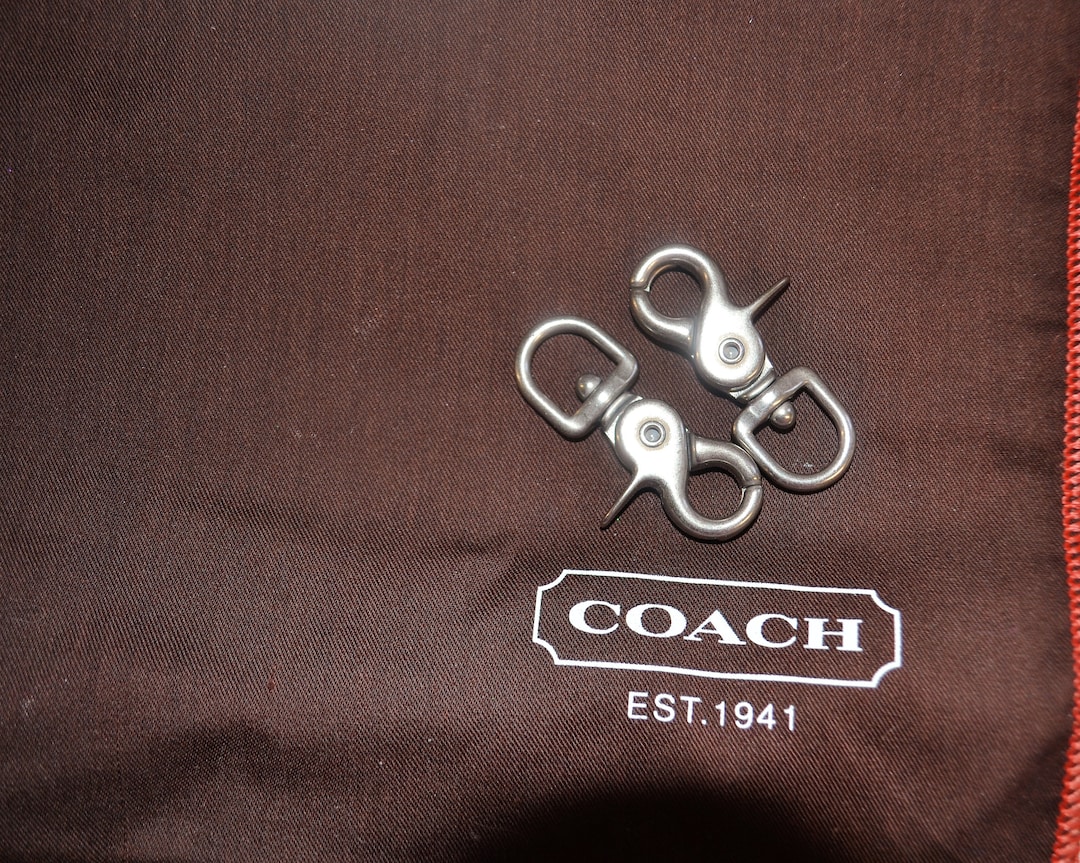 Coach Replacement Lobster Claw Pair, Brass, Nickel Made in the USA - Etsy