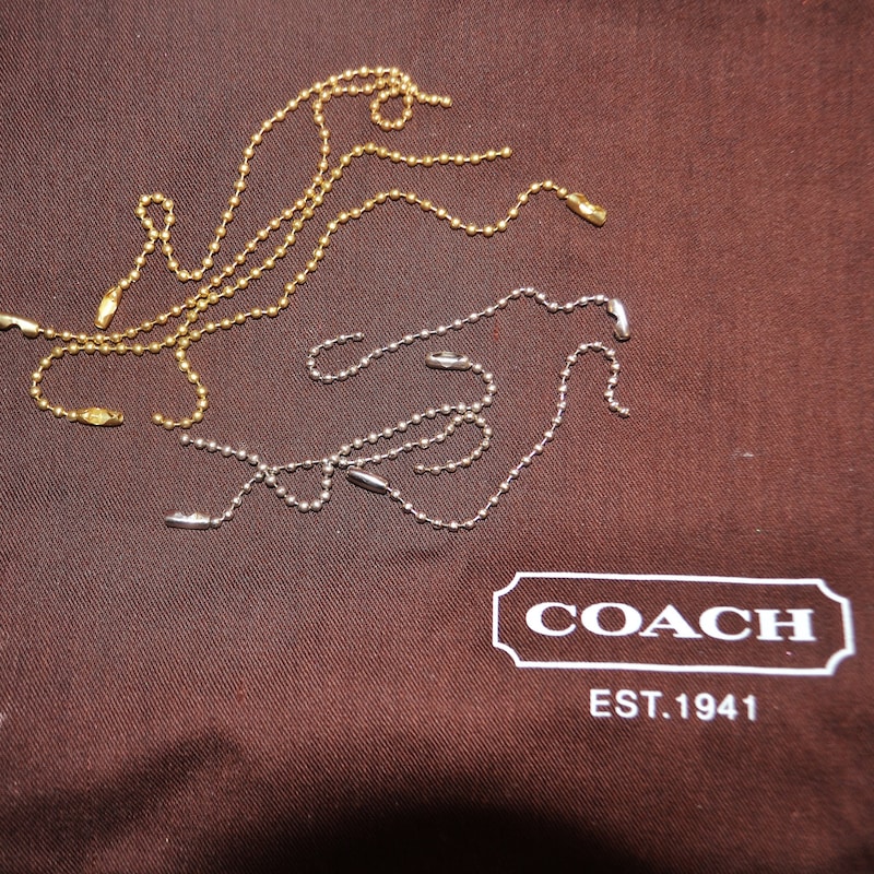 Suede Coach Tag - Etsy