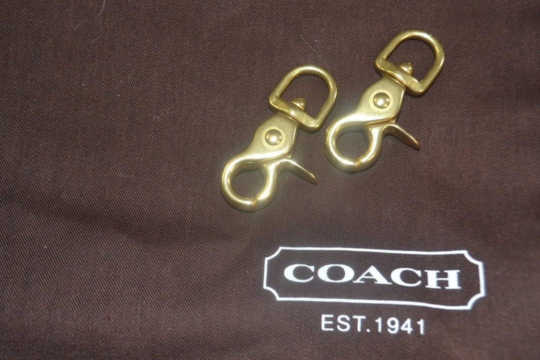 Coach Replacement Lobster Claw Pair, Brass Made in the USA - Etsy