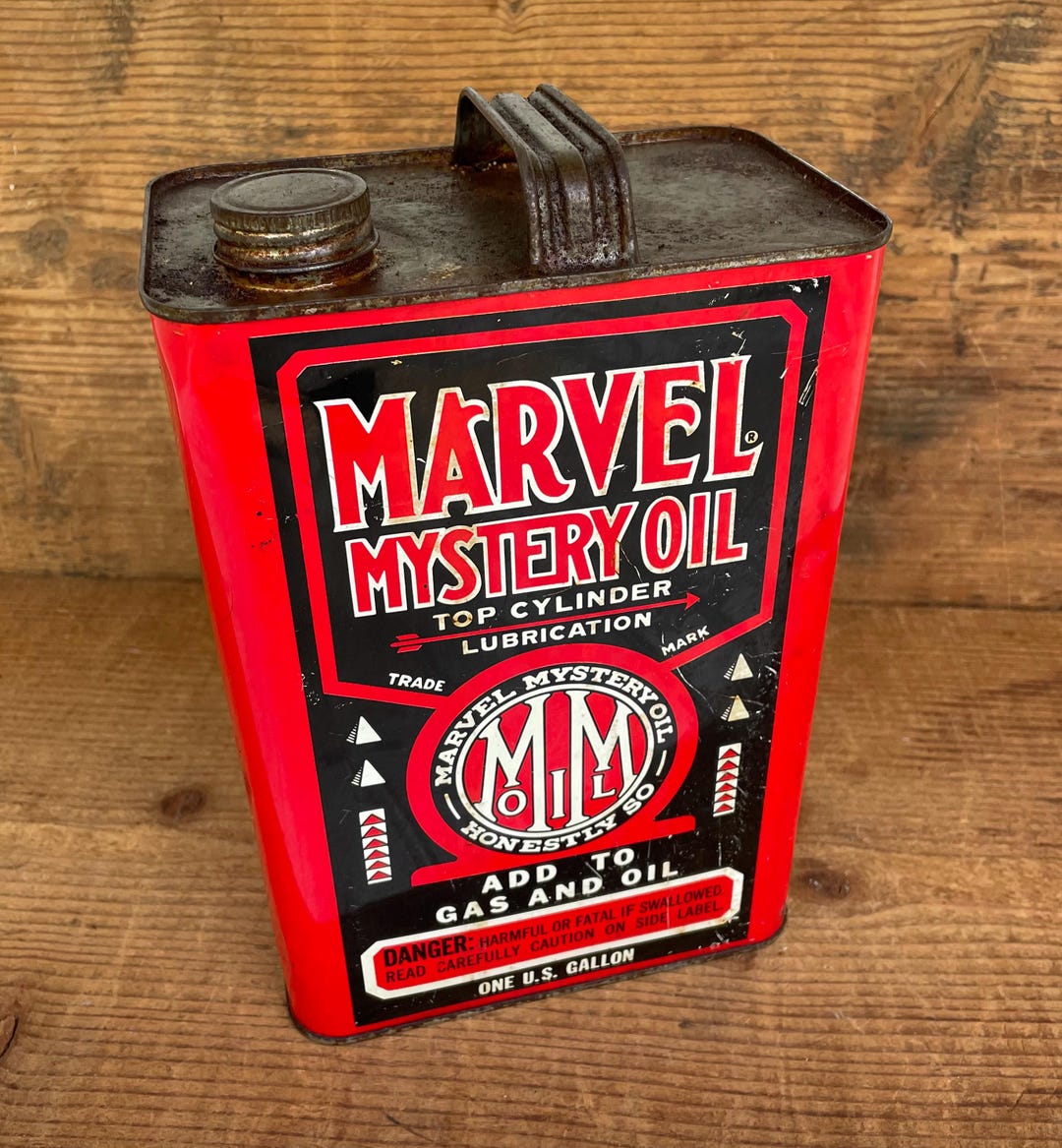 Vintage Marvel Mystery Oil Can - 1 Gallon - Etsy