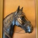 Vintage Framed Copper Equestrian Horse Head in Relief - Etsy