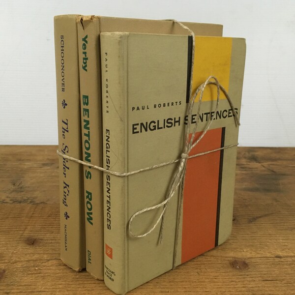 Rustic Books - Etsy