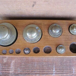 Vintage Italian Apothecary Brass Weights - Etsy