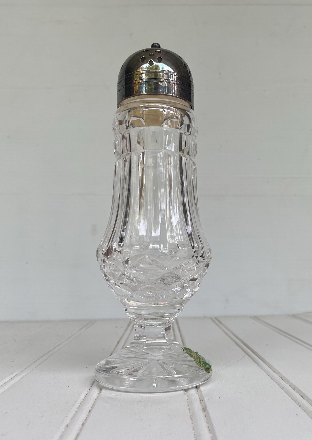 Vintage Waterford Crystal Muffineer Sugar Shaker - Handmade in Republic ...