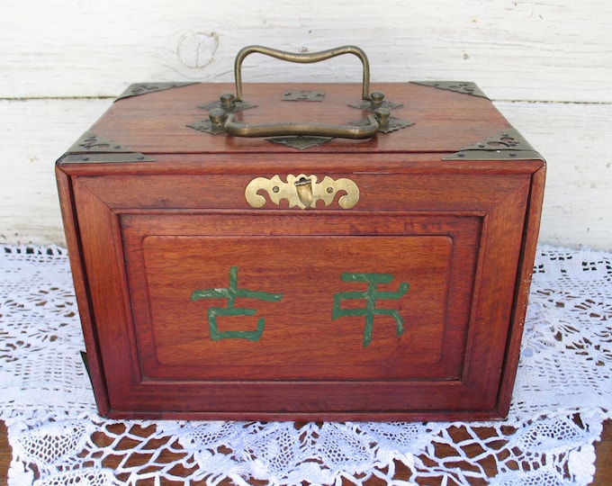 Antique Mahjong Set - Etsy