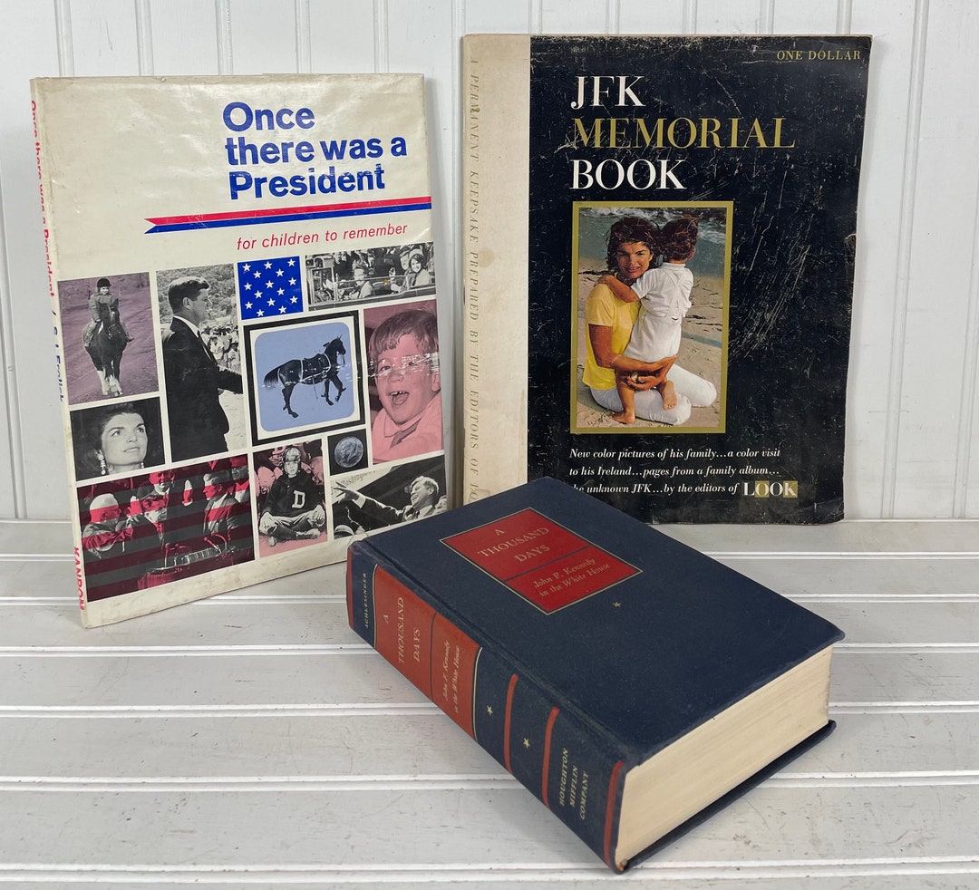 JFK Book and Magazine Collection - Vintage John F. Kennedy Books - Etsy