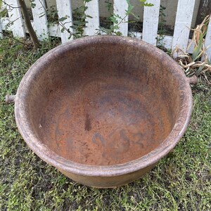 Antique Cauldron - Huge 30 Gallon Cast Iron Cauldron - Warranted 30 Gal ...
