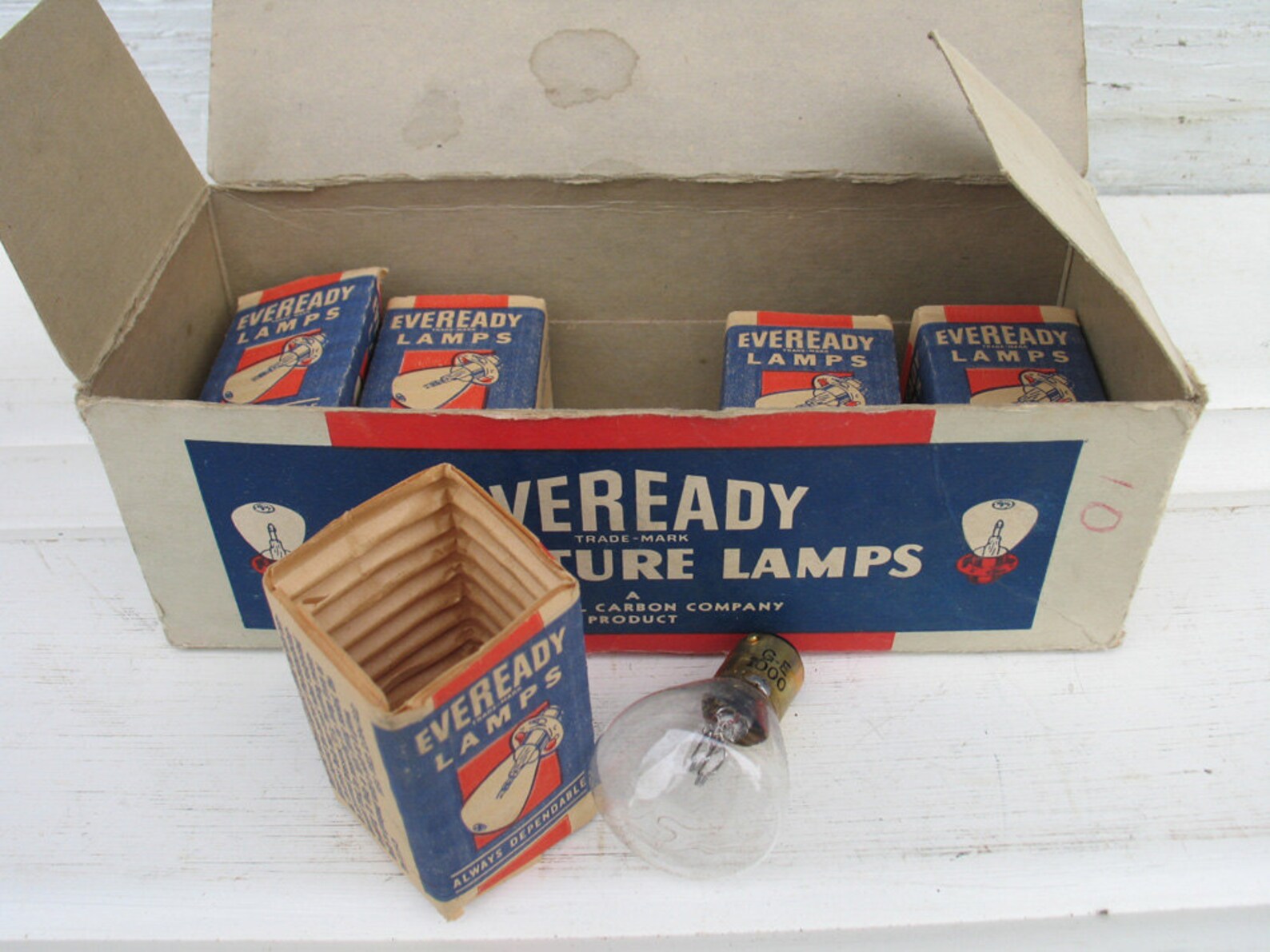 Vintage Automotive Headlight Replacement Bulbs Eveready Mazda | Etsy