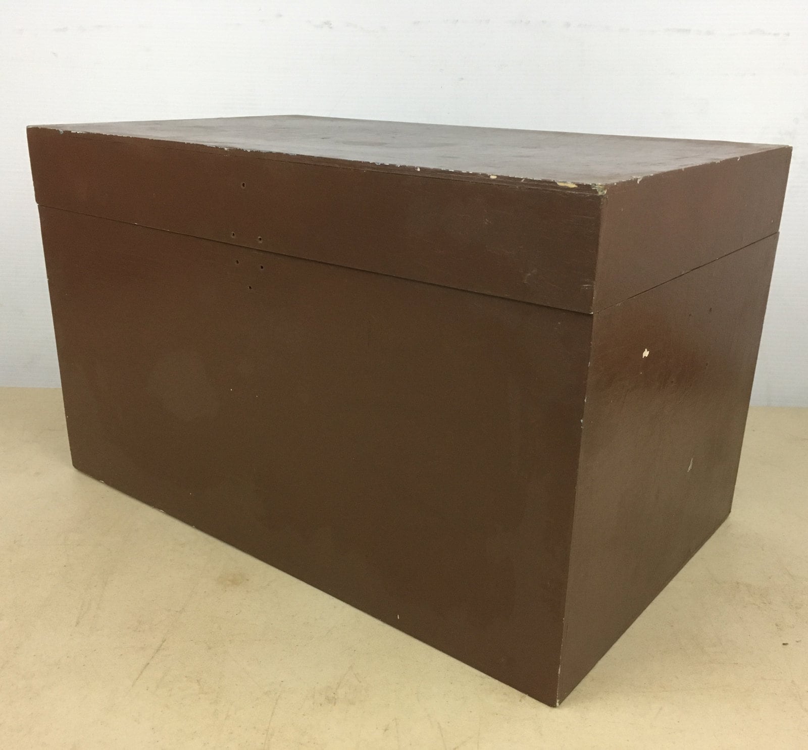 Vintage Brown Storage Box Toy Box | Etsy