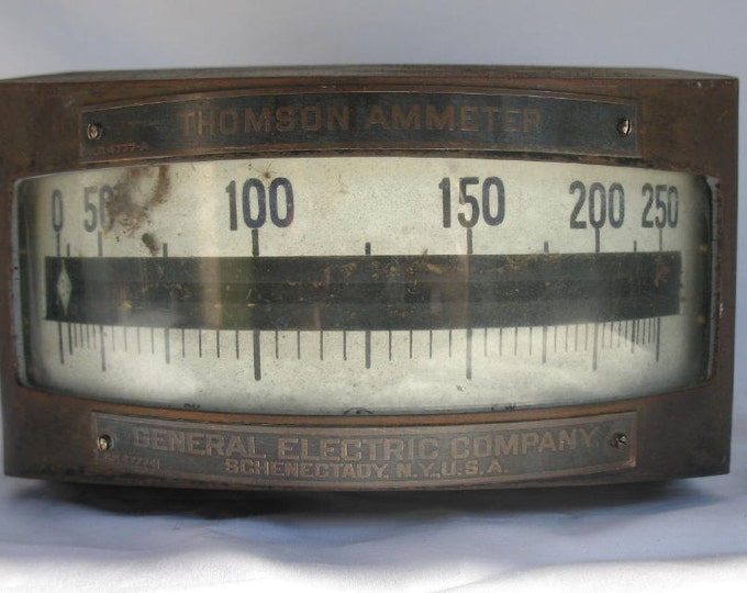 Antique Thomson Ammeter General Electric Company - Etsy