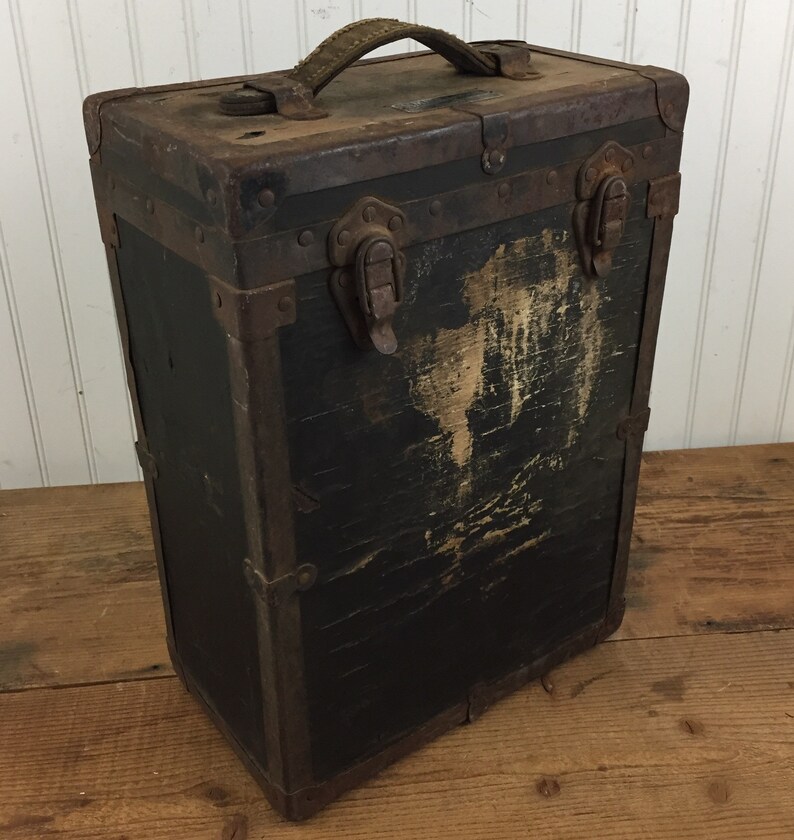 Smith Film Developing Outfit Box - Vintage Film Canister Box - Rustic ...