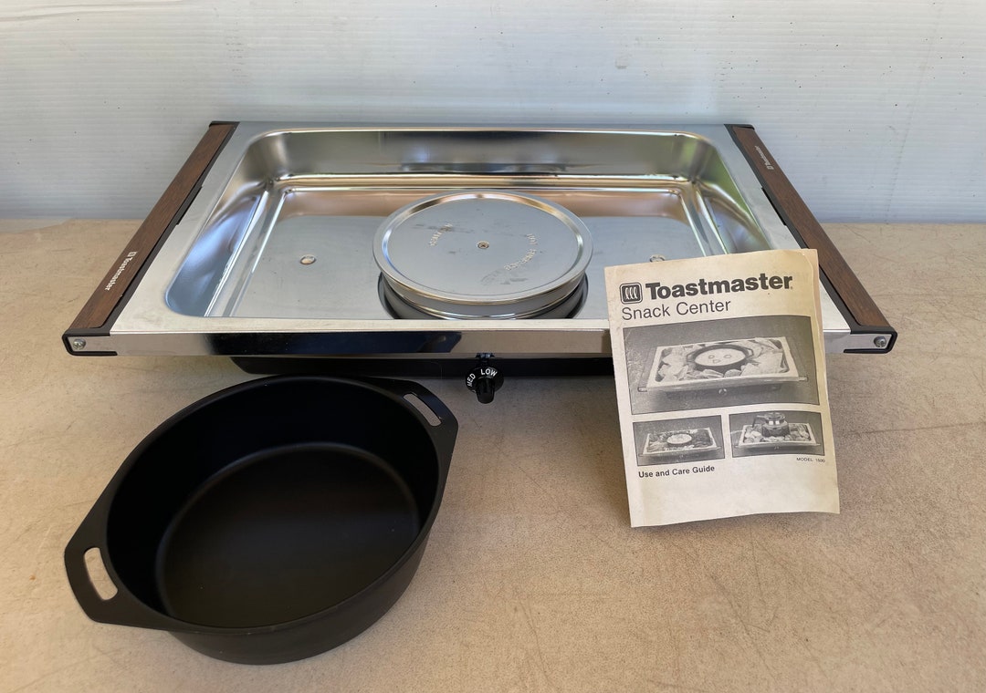 Vintage Toastmaster Snack Center, Model 1500, Serving Tray With Center ...