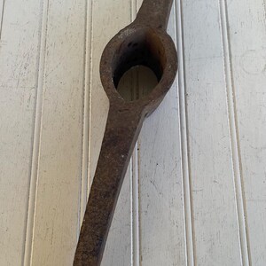 Vintage Rustic Iron Pick Axe Head - 23” Antique Tool With Aged Patina ...