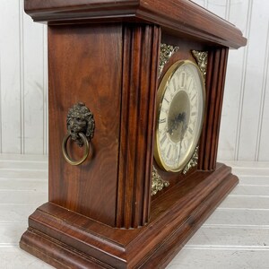 Vintage Franz Hermle Mantle Clock - in Solid Wood Case - Franz Hermle 2 ...