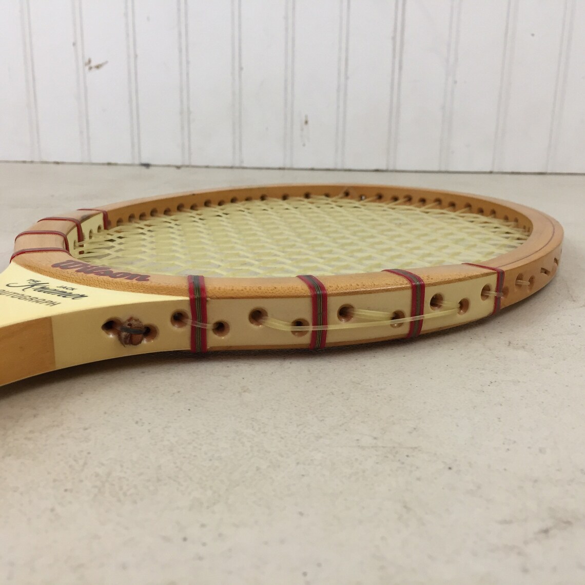 Vintage Jack Kramer Autograph Tennis Racket Vintage Wood | Etsy