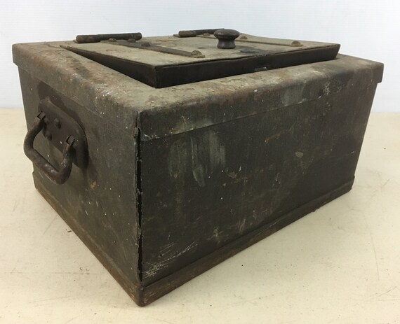Vintage Railroad Strong Box Stagecoach Safe Fireproof - Etsy