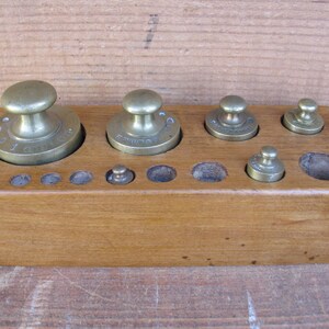Vintage Italian Apothecary Brass Weights - Etsy
