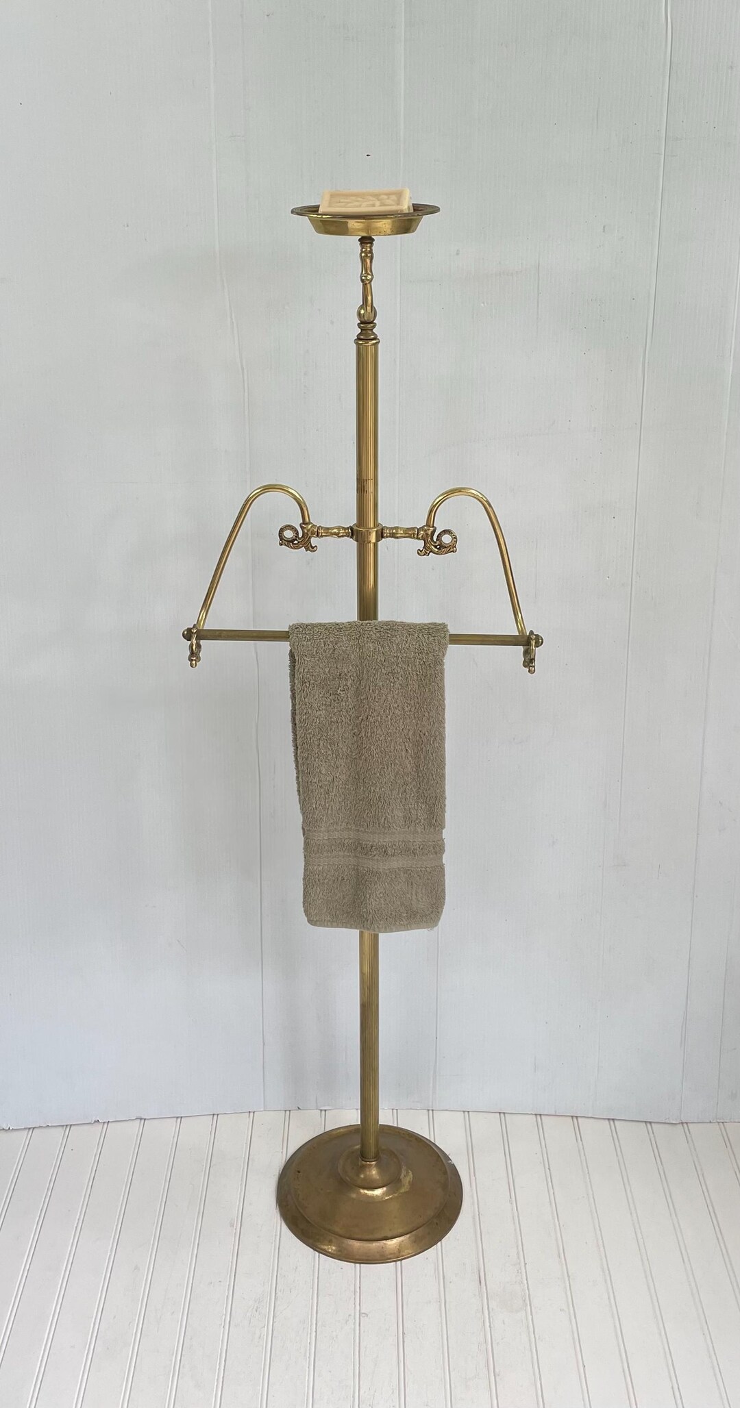 Vintage Brass Valet Stand - Tall Gentlemen’s Brass Valet - Etsy