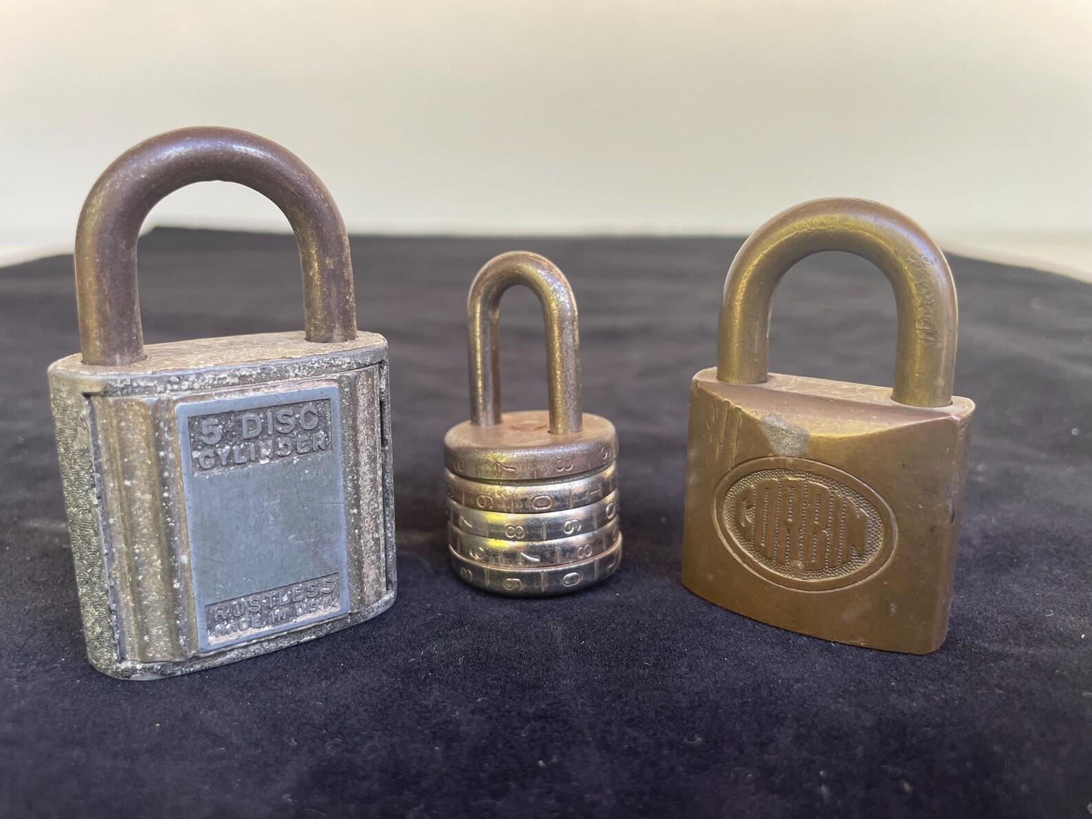 Vintage / Antique Padlock Collection - Set of 6 - Corbin - Reese ...