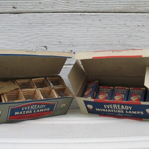 Vintage Automotive Headlight Replacement Bulbs Eveready Mazda - Etsy