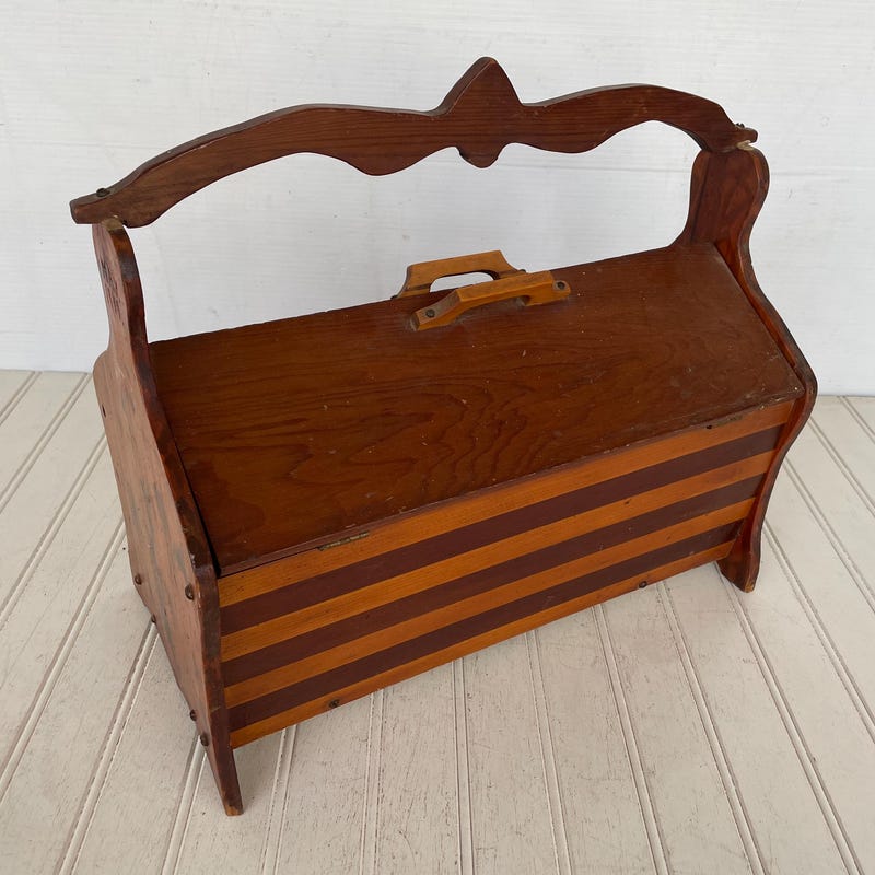 Wooden Sewing Box - Etsy