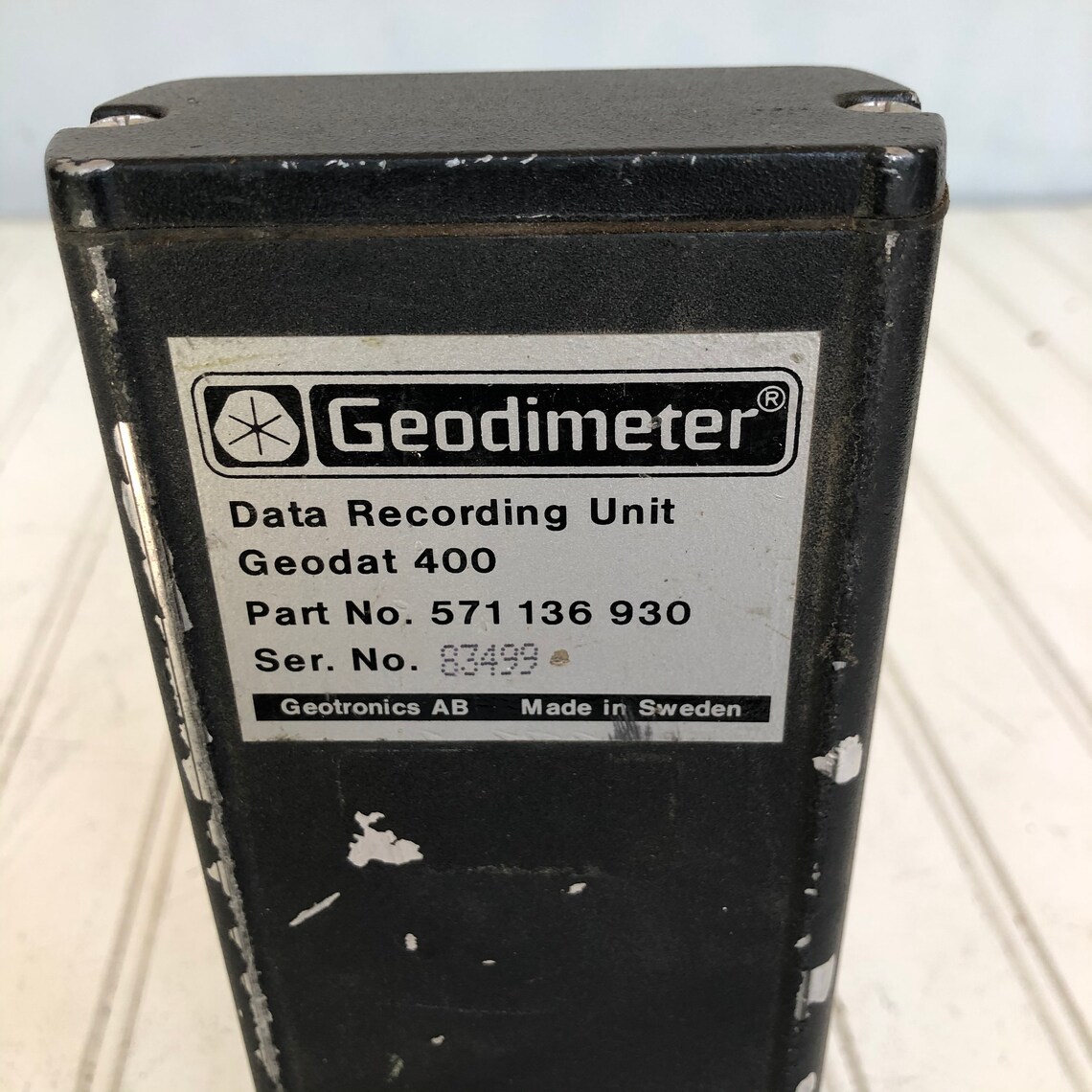 Geodat 400 - Geodimeter Data Recording Unit - Geotronics AB Made in ...