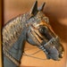 Vintage Framed Copper Equestrian Horse Head in Relief - Etsy
