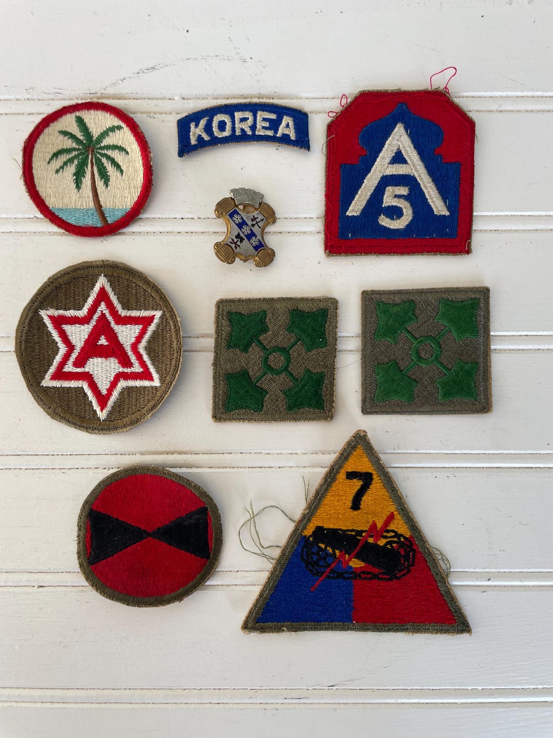 WWII Military Patches Collection – Vintage U.S. Army Insignia Lot - Etsy