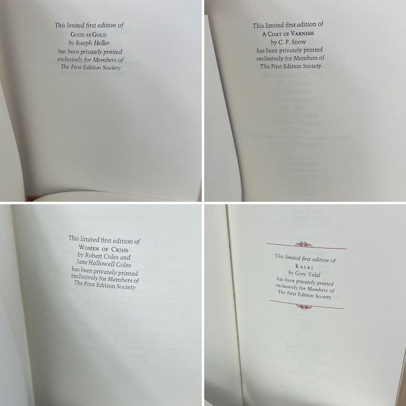 The Franklin Library - the First Edition Society - 8 Limited First ...
