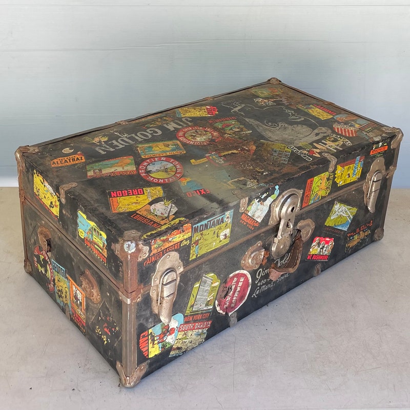 Travel Trunk Sticker - Etsy