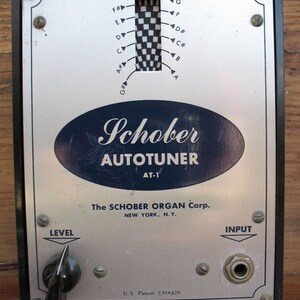 Vintage Schober Autotuner AT-1 the Schober Organ Corp. - Etsy