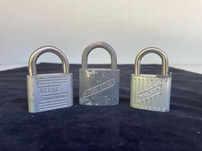 Vintage / Antique Padlock Collection - Set of 6 - Corbin - Reese ...