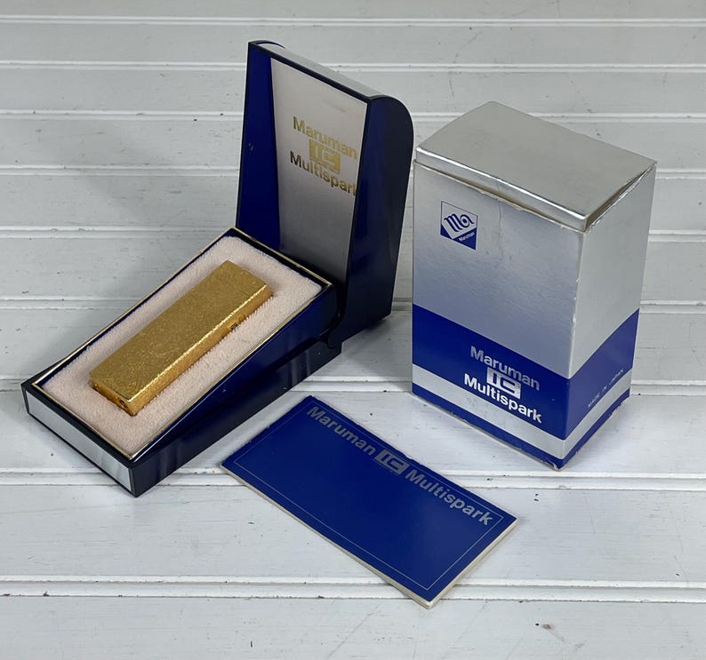 Vintage Maruman IC Multispark Lighter - Model IC-501SM04 | Original Box ...