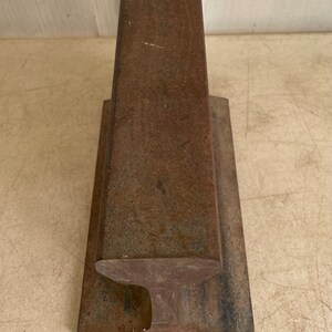 Rail Iron Section - Steel Piece of Railroad Train Track - Railroad ...