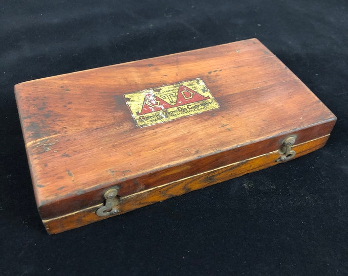Vintage Tap and Die Set in Wooden Box, GTD Corporation - Etsy