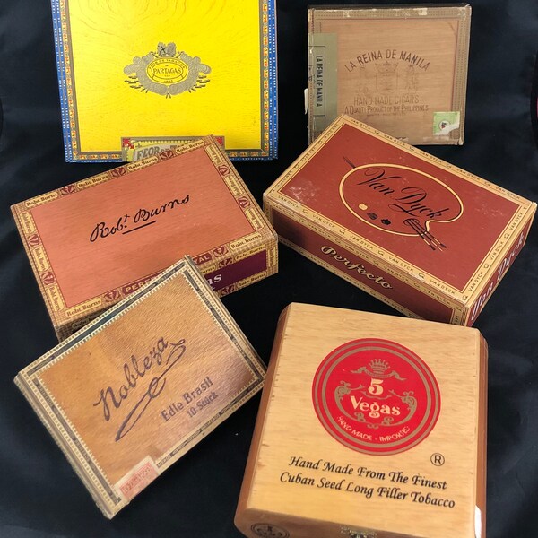 Vintage Cigar Box - Etsy