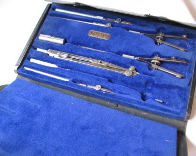 Vintage Drafting Set Charvoz Drafting Tools - Etsy
