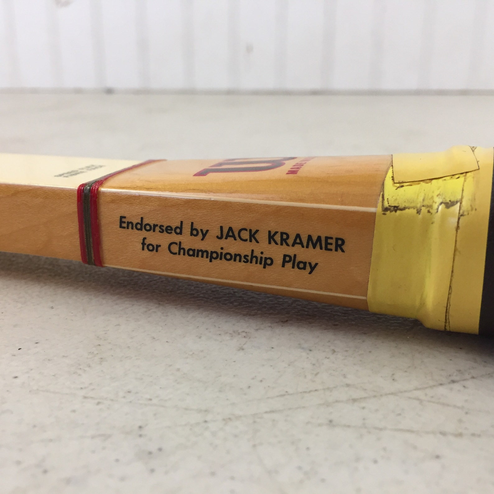 Vintage Jack Kramer Autograph Tennis Racket Vintage Wood | Etsy