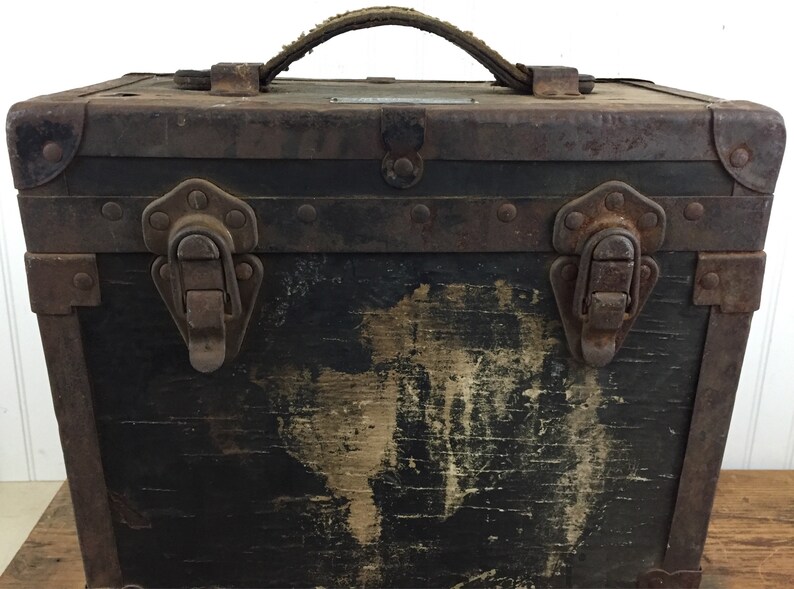 Smith Film Developing Outfit Box - Vintage Film Canister Box - Rustic ...