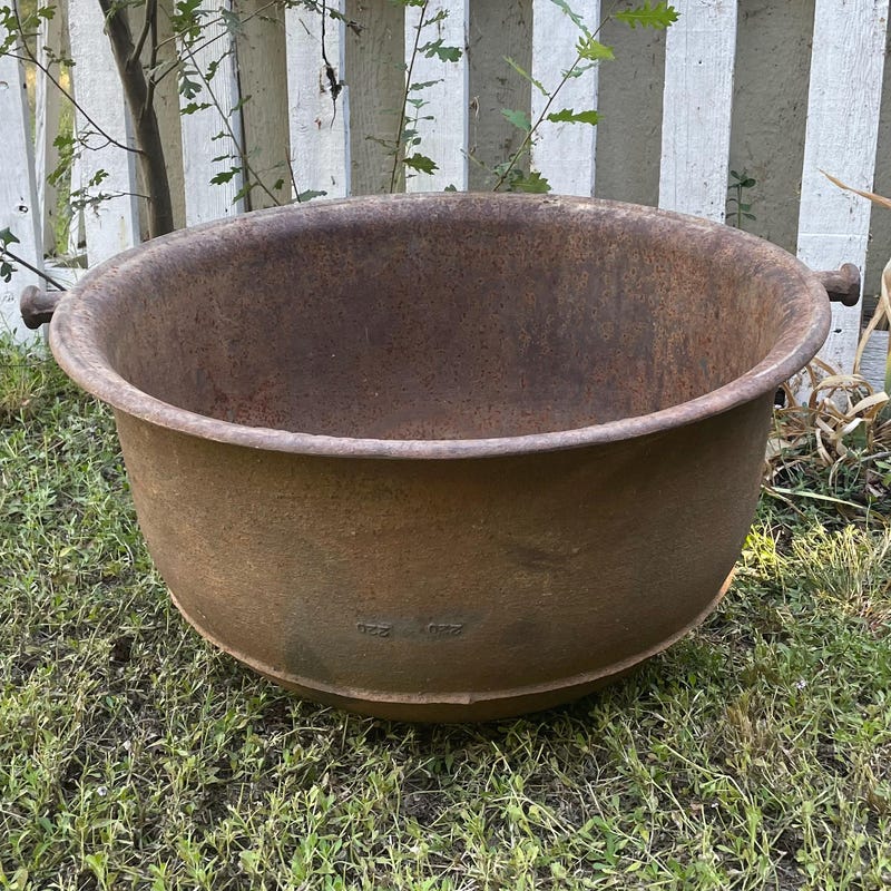 Large Cast Iron Cauldron - Etsy