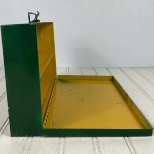 Vintage Metal First Aid Box Rustic Green & Yellow Metal Box - Etsy