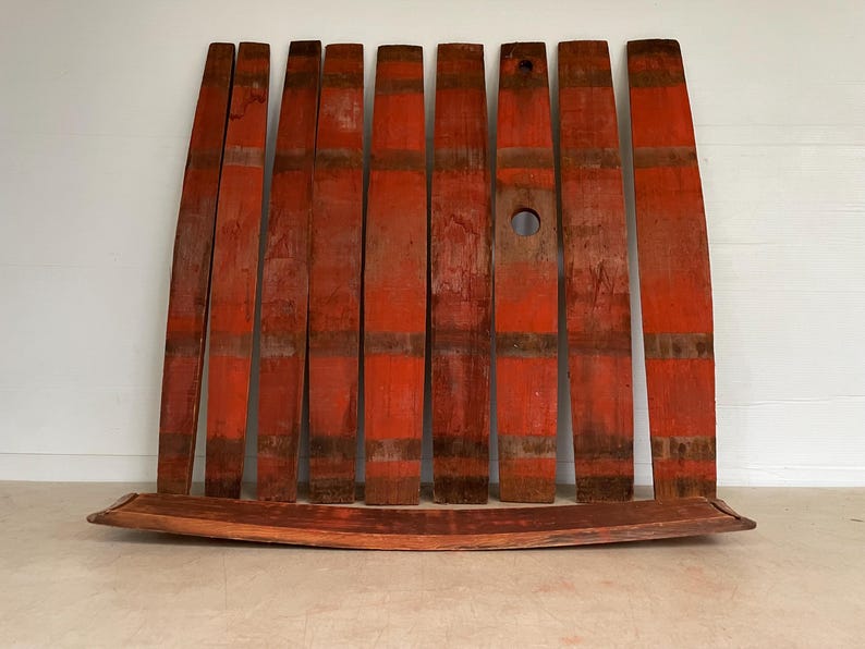 Rustic Vintage Wine Barrel Staves Bundle - Set of 10 - Etsy